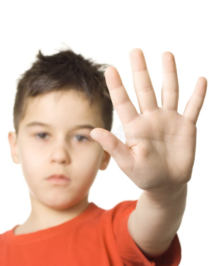 Stop! stock image. Image of gesture, isolated, hand, danger - 13433965