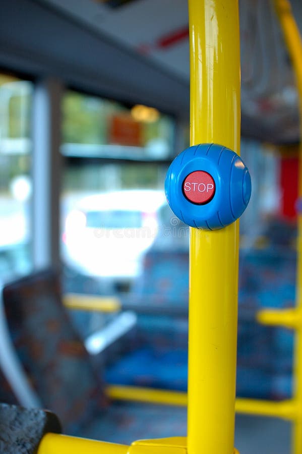 Bus stop button stock image. Image of urban, route, inscription - 14006601