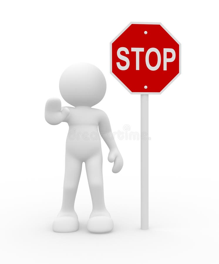 Smiley with stop sign stock vector. Illustration of button - 30793391