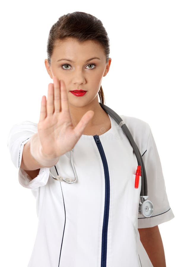 Stop stock image. Image of help, nurse, hand, isolated - 19119149