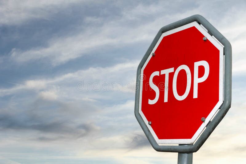 Realy stop now stock photo. Image of street, roadsign, drive - 571084