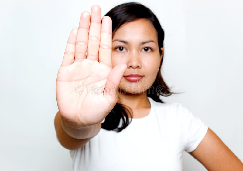 Stop stock photo. Image of hand, asia, wait, warning, stop - 381322
