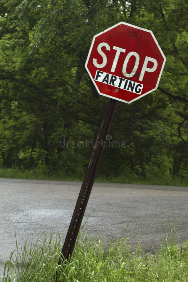 Stop ??? stock image. Image of defaced, tilted, stop, humor - 477873