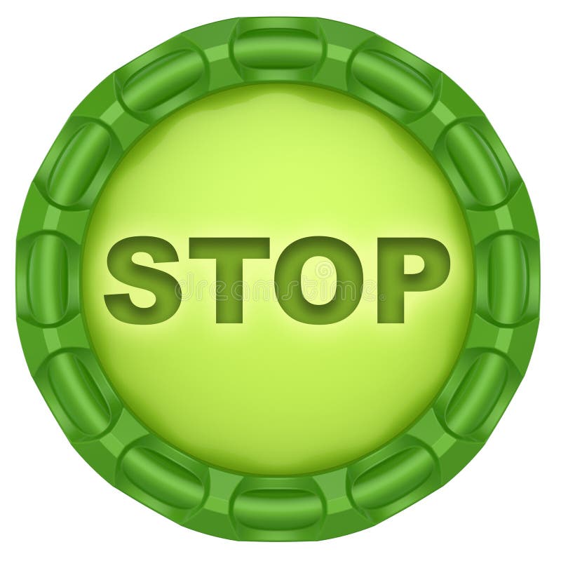 Stop. stock illustration. Illustration of white, bright - 41460250