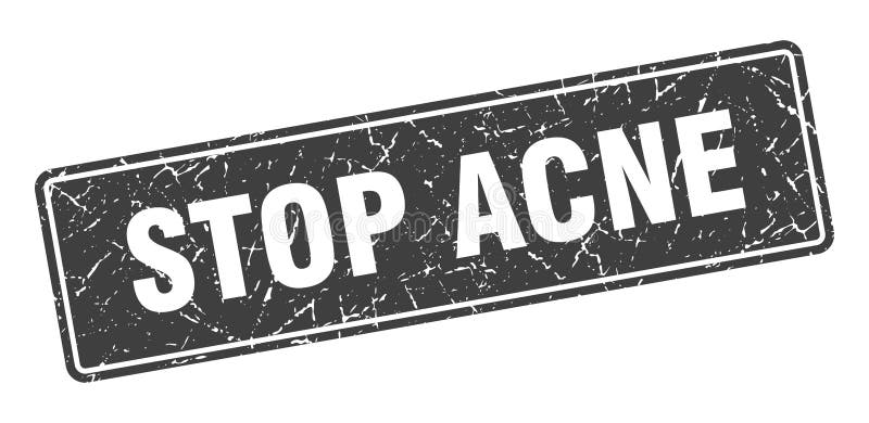 Stop Acne Sign. Stop Acne Grunge Stamp Stock Vector - Illustration of ...