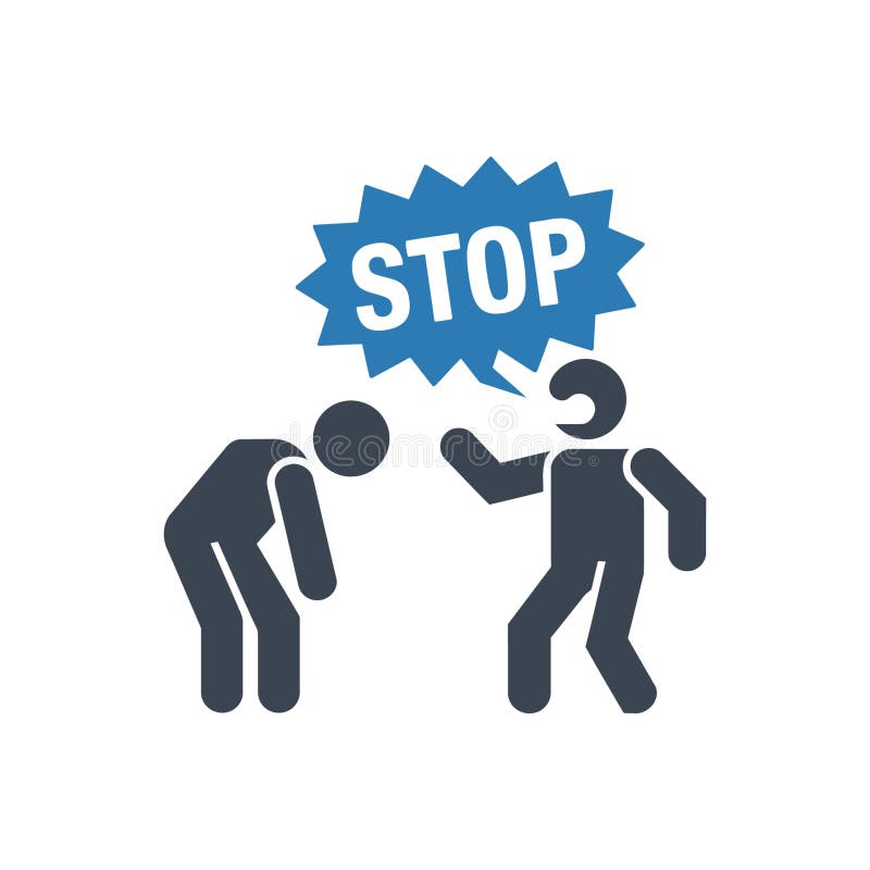 Stop Action Alert Icon stock vector. Illustration of warning - 346937794