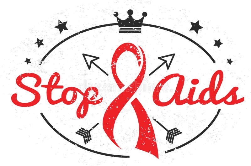 Stop aids design stock vector. Illustration of prevent - 182811303