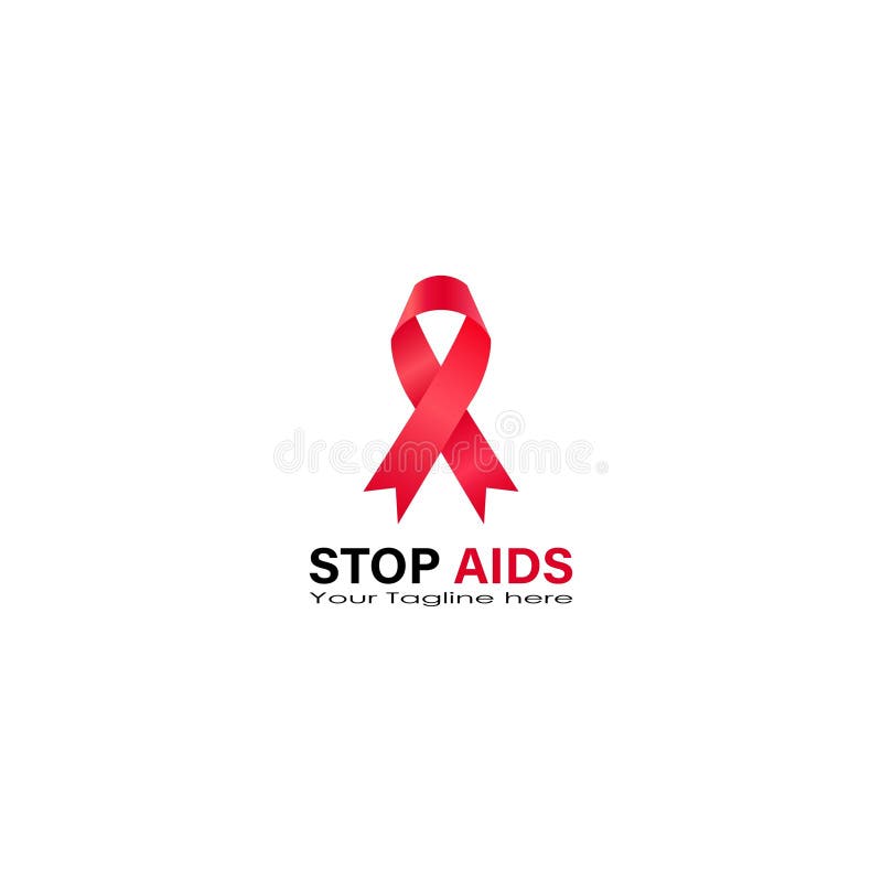 Stop Aids Logo Vector Graphics Stock Vector - Illustration of illness ...
