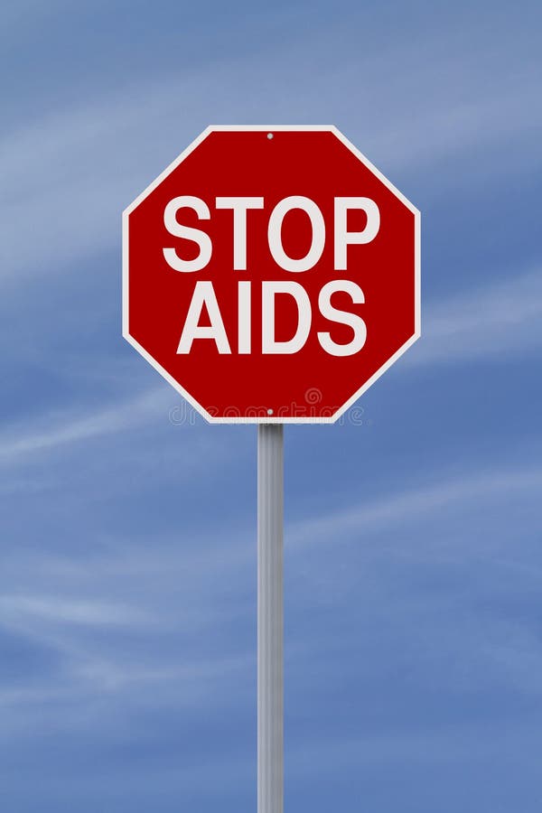 Stop AIDS stock image. Image of syndrome, protection - 57823317
