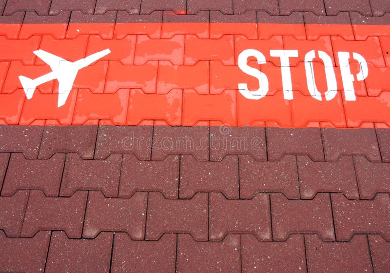 Stop airplanes stock image. Image of watch, marked, airplanes - 1082497