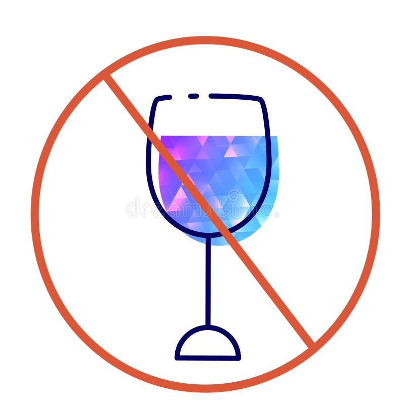Stop Alcohol Sign Icon. Vector Design Illustration Stock Vector ...