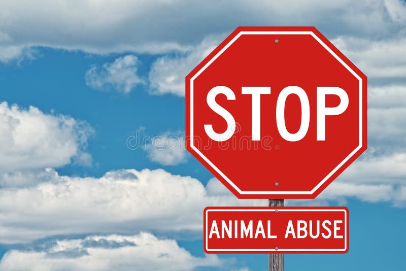 Stop Animal Cruelty Signs