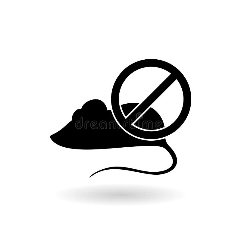 Stop Animal Testing Icon with Shadow Stock Vector - Illustration of ...