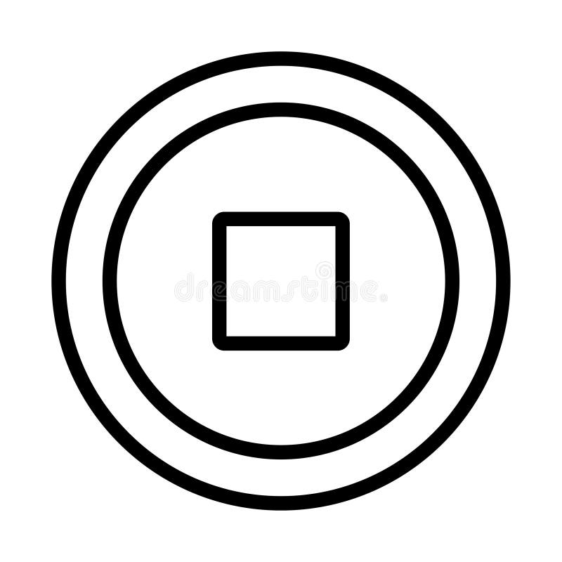 Stop Arrow Icon stock illustration. Illustration of icon - 255689792