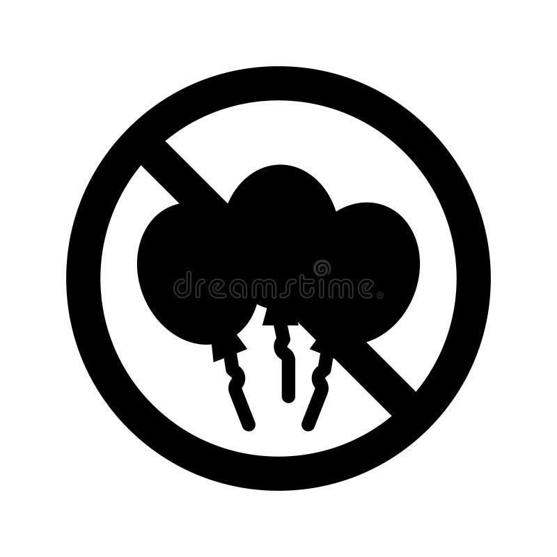 Stop Balloons Isolated Vector Icon Which Can Easily Modify or Edit ...