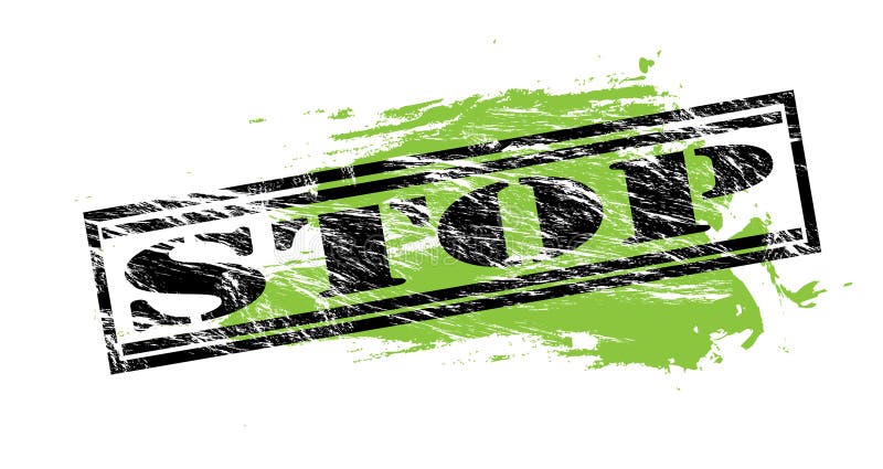 Stop black stamp stock illustration. Illustration of stop - 97568244