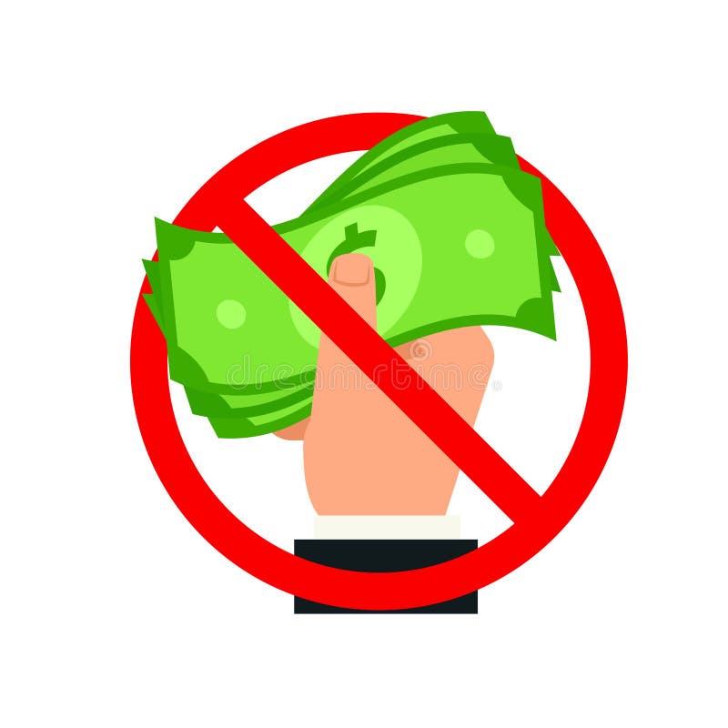 Stop Bribery and Corruption Icon Stock Vector - Illustration of ...