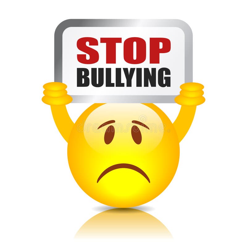 Stop bullying sign stock vector. Image of school, symbol - 45495036