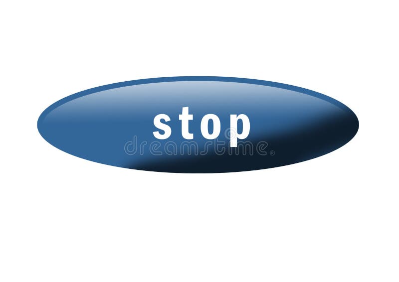 Stop Button stock illustration. Illustration of equipment - 2782198