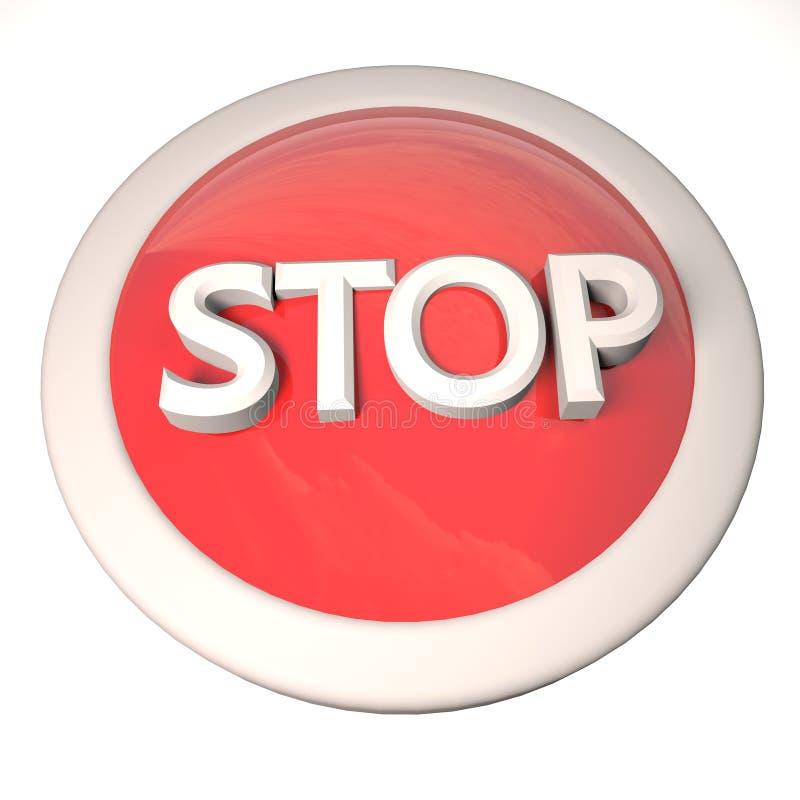 Stop Over Eating Sign End Obesity Diet Cut Calories Stock Illustration ...