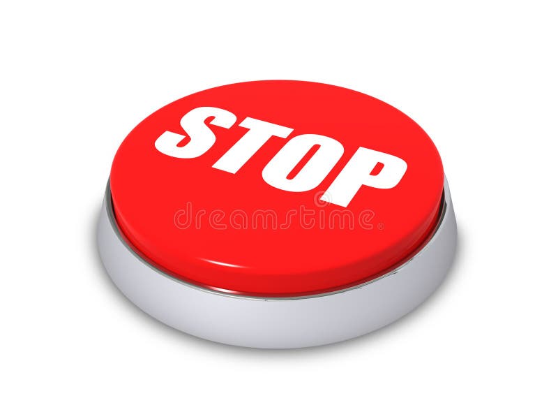 Red STOP Button Isolated High Resolution. 3D Image Stock Illustration ... Red STOP Button Isolated High Resolution. 3D Image Stock Illustration ...