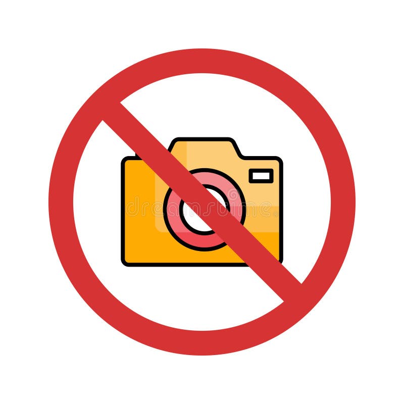 Stop Camera Isolated Vector Icon Which Can Easily Modify or Edit Stock ...