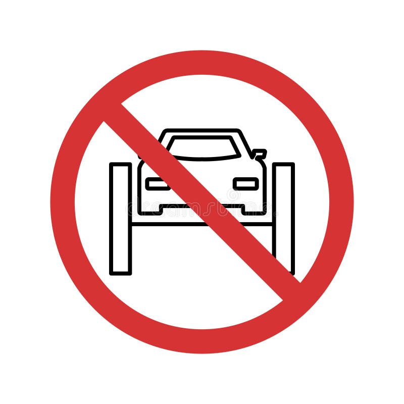 Stop Car on Bridge Isolated Vector Icon Which Can Easily Modify or ...