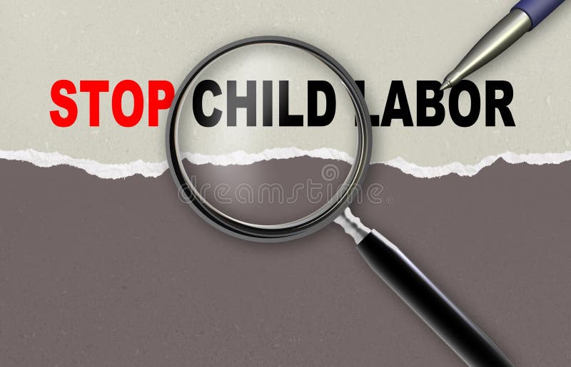 Child Labor Label. Child Labor Isolated Seal. Sticker. Sign Stock ...