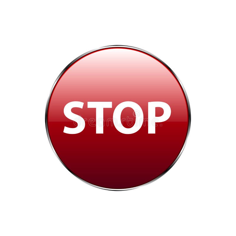 Stop click 20 stock vector. Illustration of click, click123 - 144180760