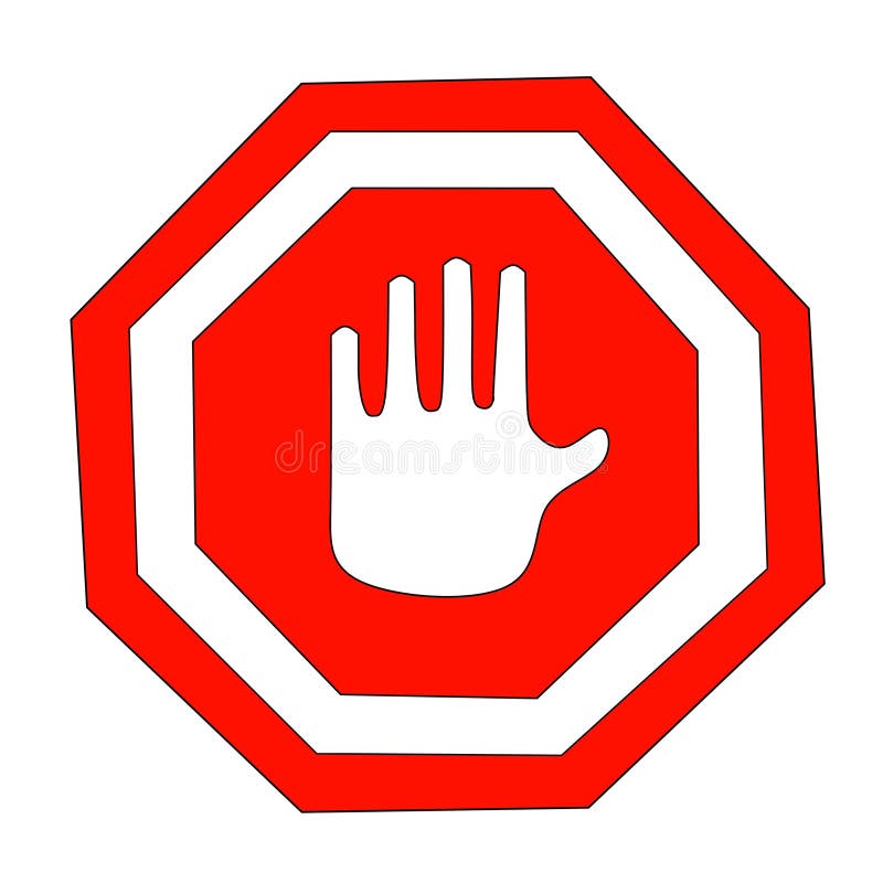 Illustration Vector Graphic of Symbol Stop Stock Illustration ...