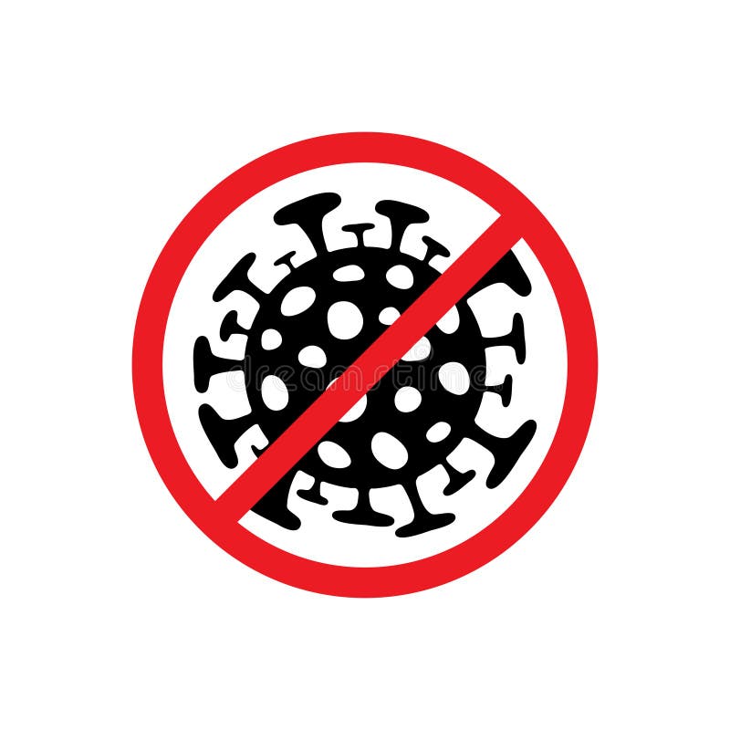 Stop coronavirus sign stock illustration. Illustration of china - 174976191