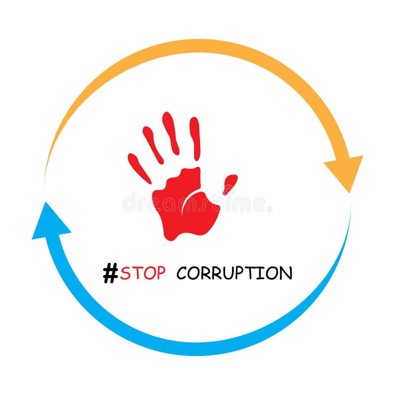 Stop Corruption and International Anti-Corruption Day Stock Vector ...