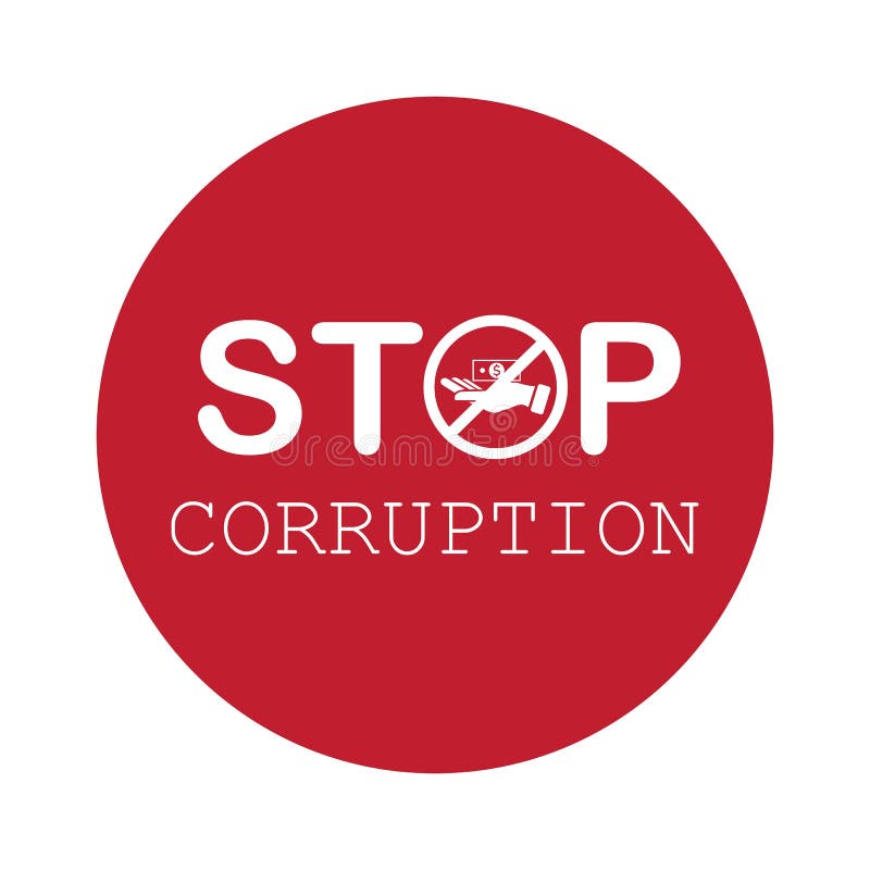 Stop Corruption and International Anti-Corruption Day Stock Vector ...