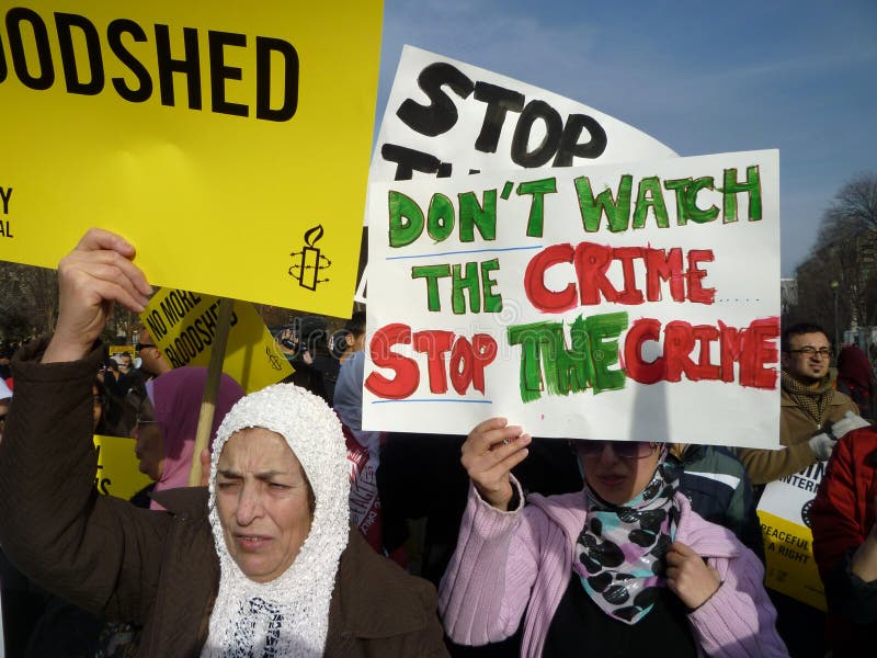 Stop the Crime editorial photography. Image of washington - 18551817