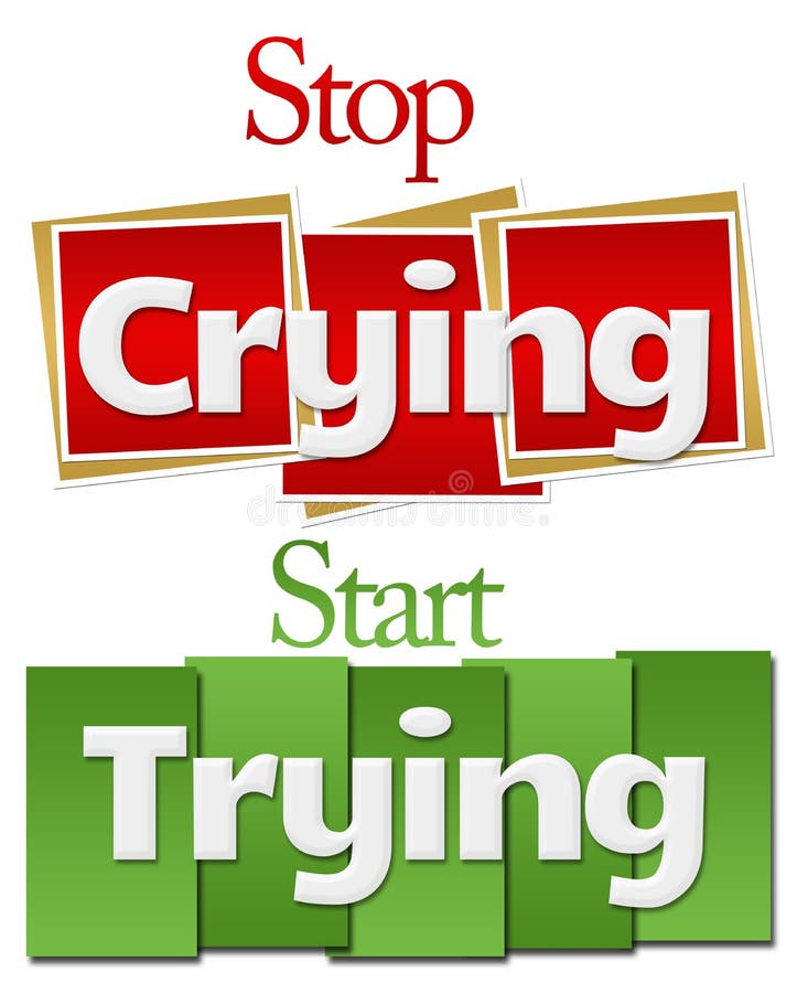 Crying Stop Stock Illustrations – 823 Crying Stop Stock Illustrations ...