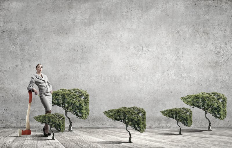 Stop cutting trees stock image. Image of greenery, environmental - 56360499