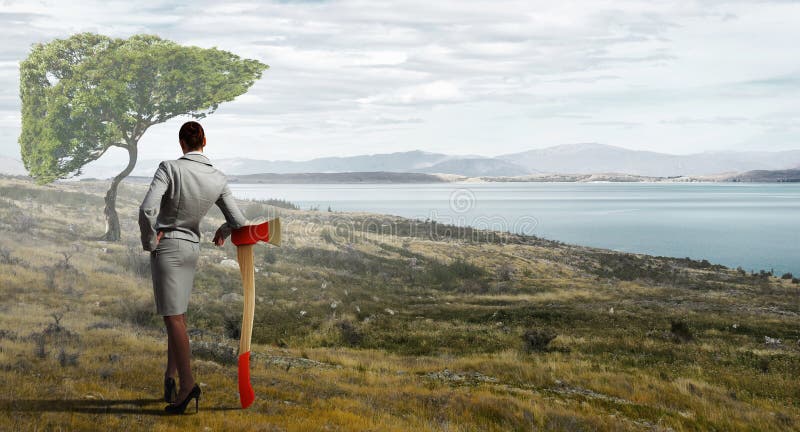 Stop cutting trees stock image. Image of ecology, destroy - 57697839