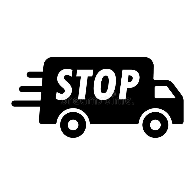 Non Stop Delivery Service with Scooter Stock Vector - Illustration of ...