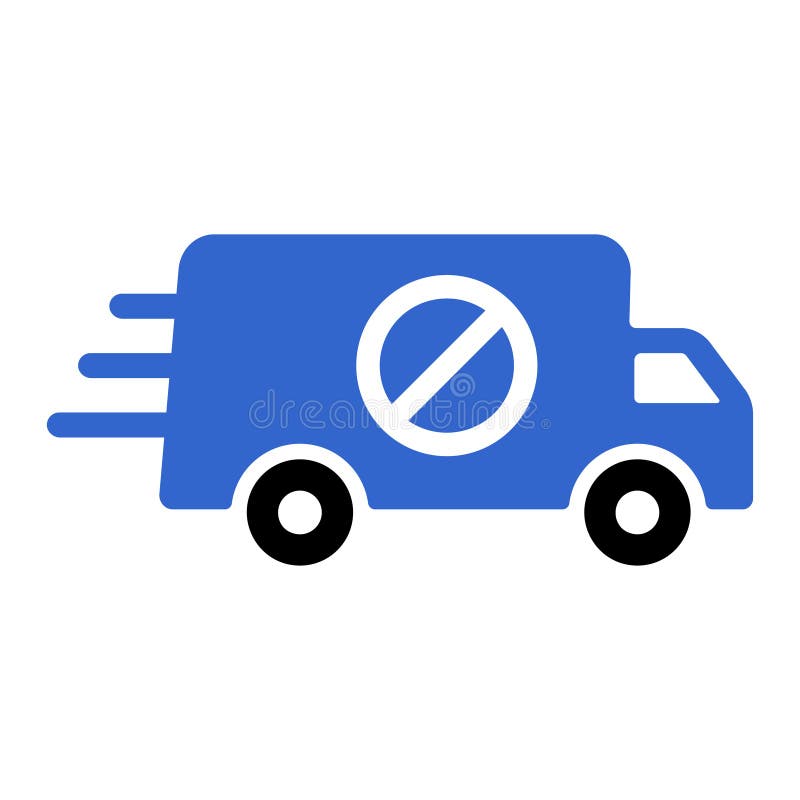 Stop delivery icon design stock vector. Illustration of order - 216338877