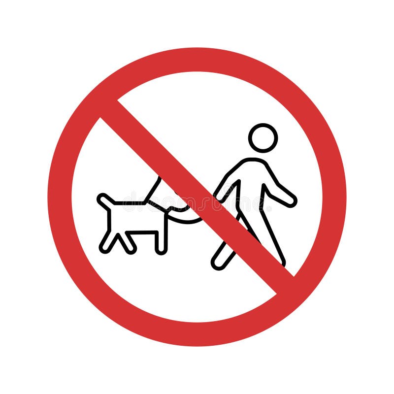 Stop Dog Isolated Vector Icon Which Can Easily Modify or Edit Stock ...