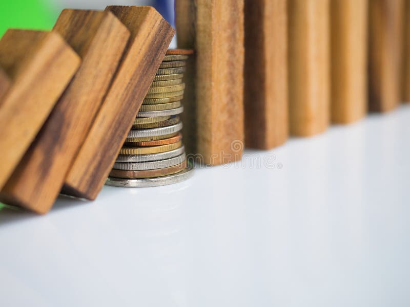 Stop domino effect stock photo. Image of education, square - 93227996