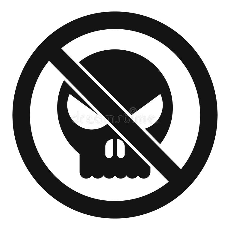 Stop Dos Attack Icon Simple Vector. Secured Hacker Stock Illustration ...