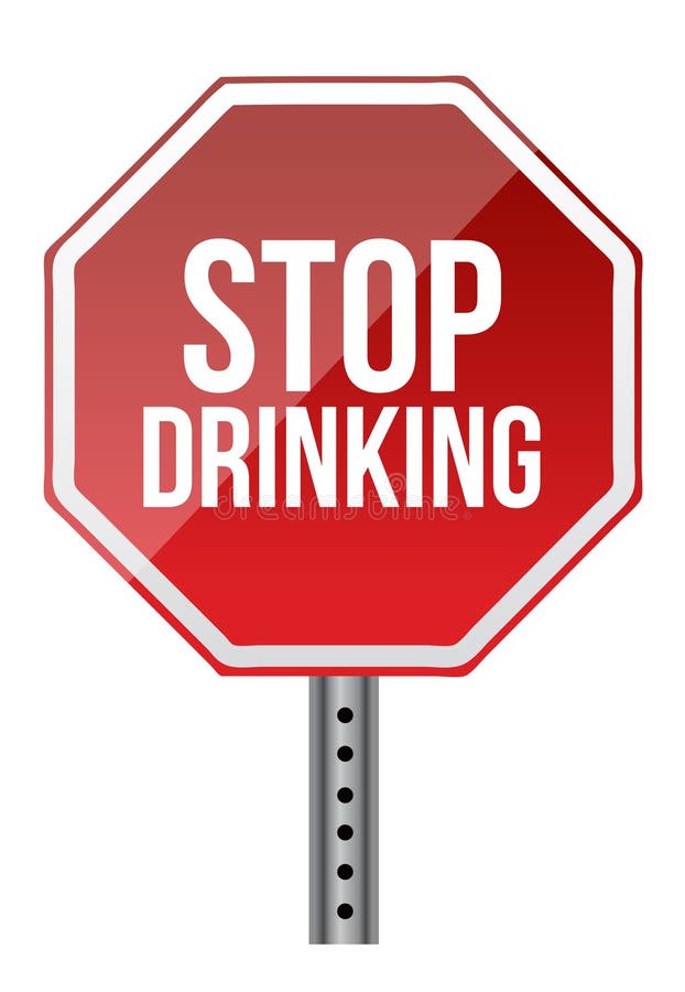 Stop drinking stock vector. Illustration of button, allowed - 51206333