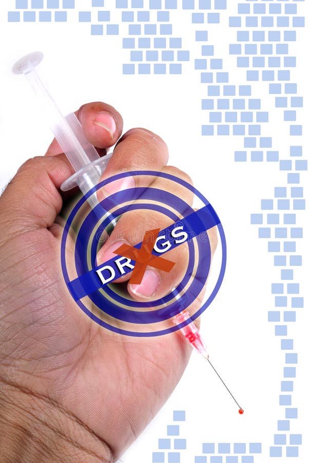 Stop drugs stock photo. Image of blood, concept, injection - 23357294