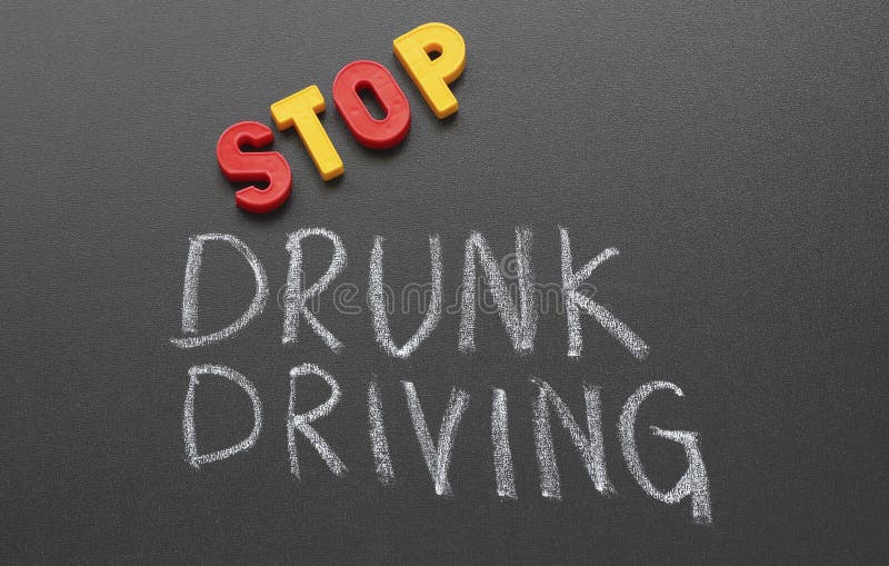 Stop drunk driving stock illustration. Illustration of alphabet - 44106343