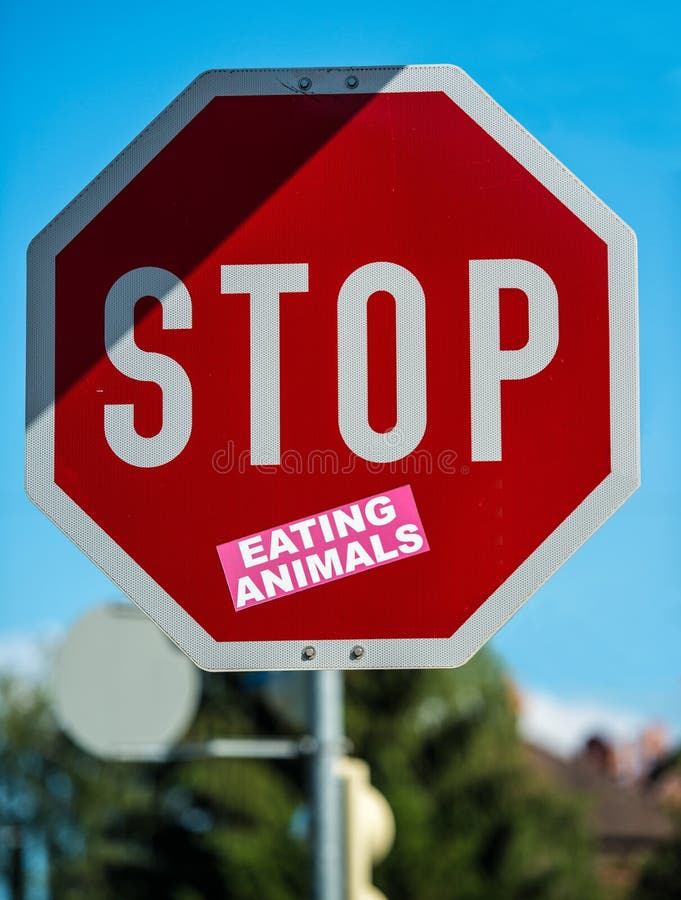Stop eating animals stock photo. Image of eating, ideas - 31727934