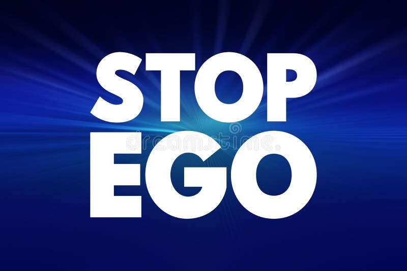 Stop Ego Stock Illustrations – 72 Stop Ego Stock Illustrations, Vectors ...