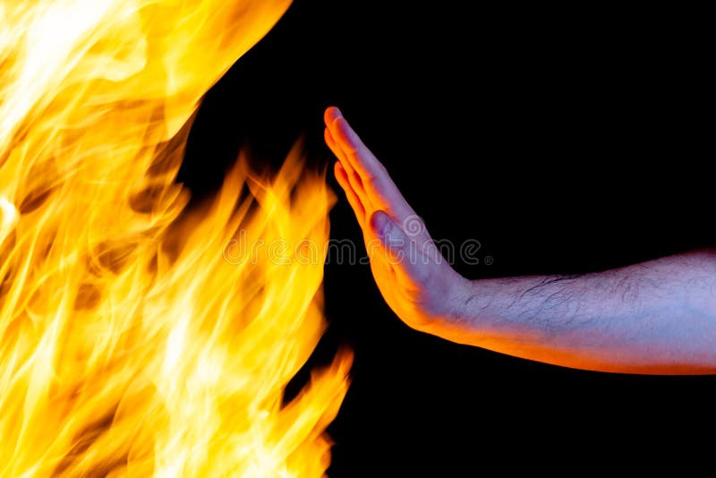 Stop Fire, Fire Safety, Use As a Background Stock Photo - Image of icon ...