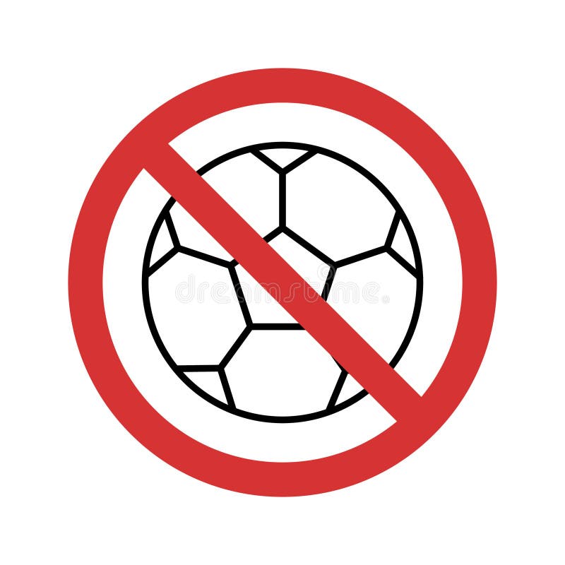 Stop Football Isolated Vector Icon Which Can Easily Modify or Edit ...