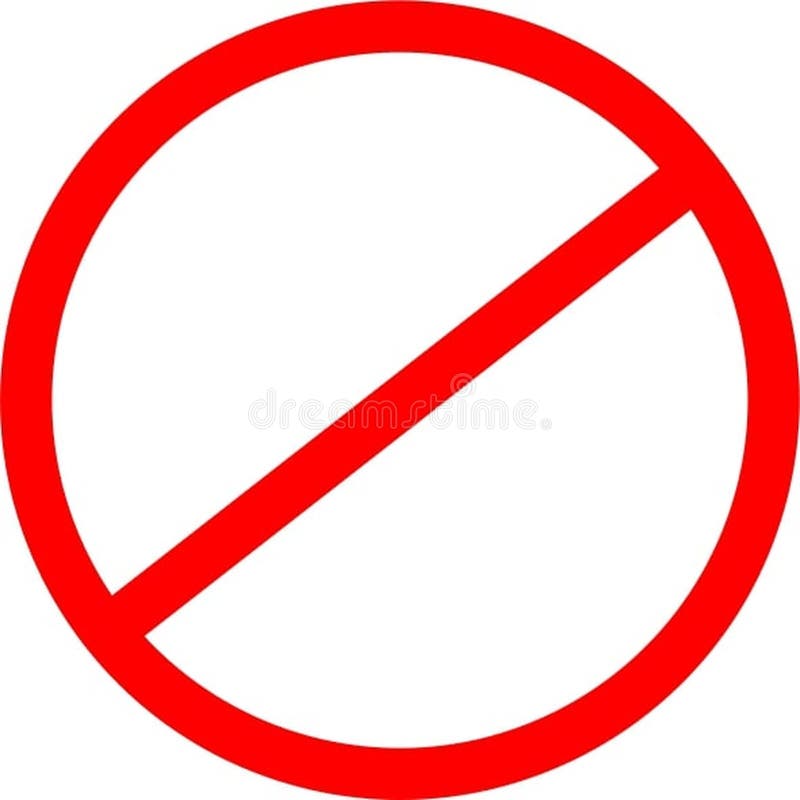 Stop, Forbidden, Do Not Enter Sign Stock Vector - Illustration of font ...